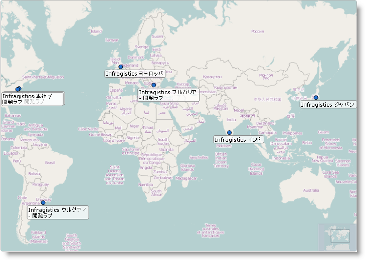 ビジュアル機能の構成 (igMap) - Ignite UI™ ヘルプ